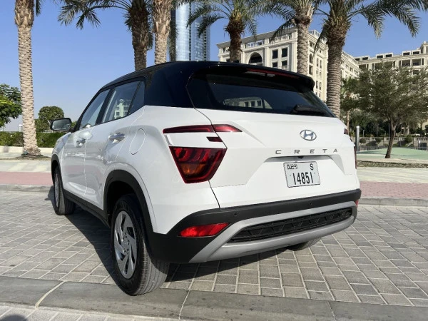 White Hyundai Creta Series 2025 - Rental in Dubai